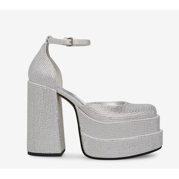 Steve Madden | Shoes | Womens Steve Madden Charlize Rhinestone Double ...